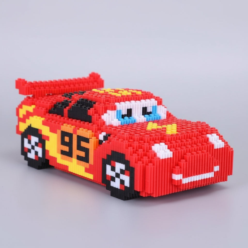 Rode Race-auto | Bouwsteentjes – Bouwpakket.com